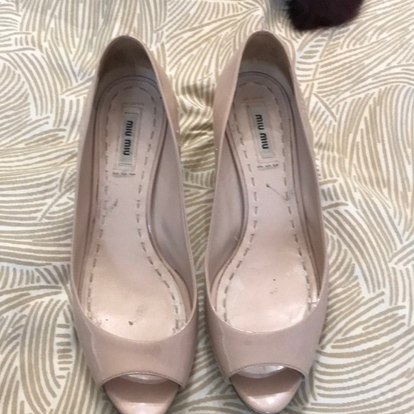 Shoes | Miu Miu Blush Color Size3812 | Poshmark